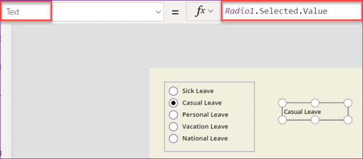 Powerapps Radio Label – Solved: Radio button display name and value – QMHAN