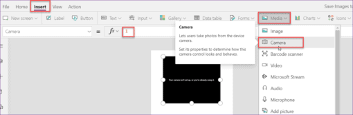 Power Apps Camera Control - How to Use