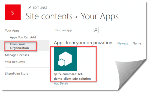 SharePoint Online App Catalog - Detailed tutorial