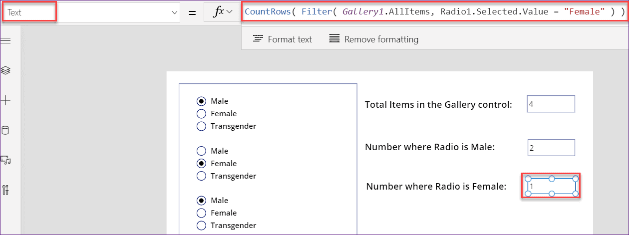 Count() in Power Apps with Examples