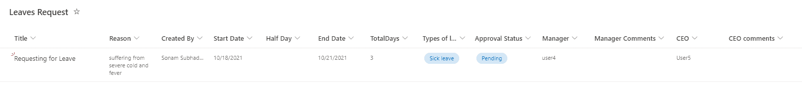 Leave Request Approval Flow using Power Automate or Microsoft Flow ...