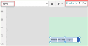 How to Filter Data table in Power Apps?