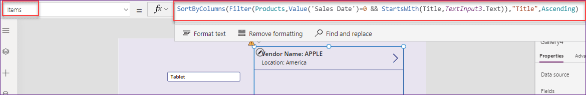 PowerApps StartsWith and EndsWith Functions - SPGuides