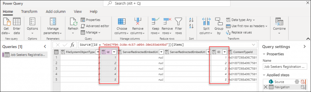 Create Table from SharePoint list in Dataverse