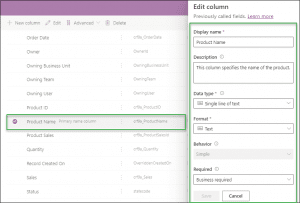 Change Dataverse Primary Column to Autonumber