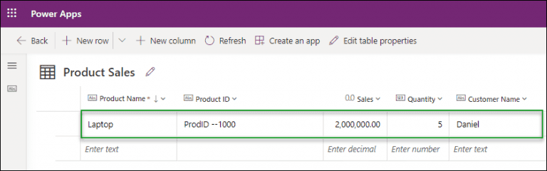 Change Dataverse Primary Column to Autonumber