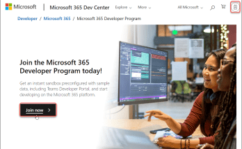 Microsoft 365 Developer Program Join FREE