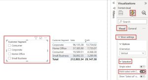 Select Multiple Values in Power BI Slicer