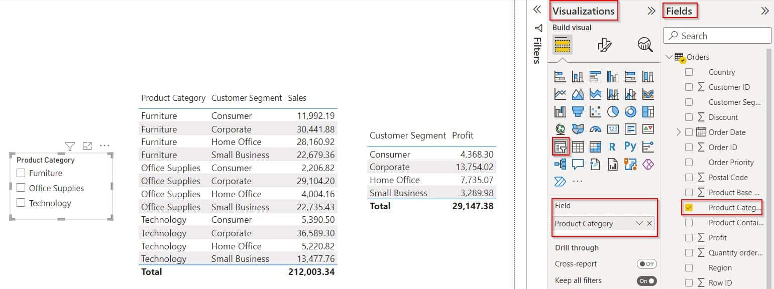 Select Multiple Values in Power BI Slicer
