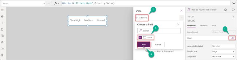 Power Apps Modern Tab List Control [Everything in Detail]