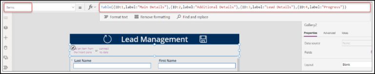 Create Multiple Tabs in Power Apps Form [Download Lead Management App ...