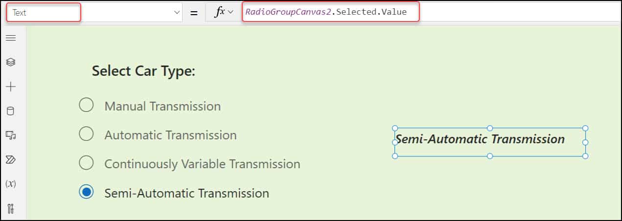 Power Apps Modern Radio Group Control [With Examples]