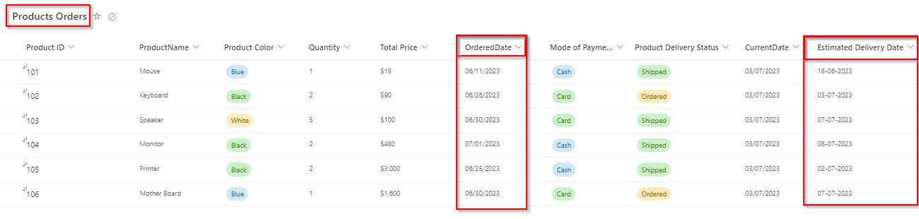 How to Update SharePoint List Field with today's date in Power Automate?