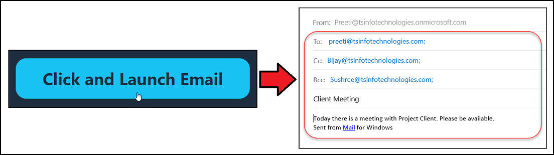 How to Launch Email in Power Apps