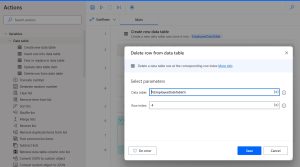 Data Table in Power Automate Desktop
