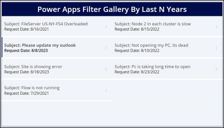 Power Apps Filter Gallery By Year [With Real Examples]