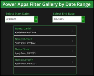 Power Apps Filter Gallery By Date [With Examples]