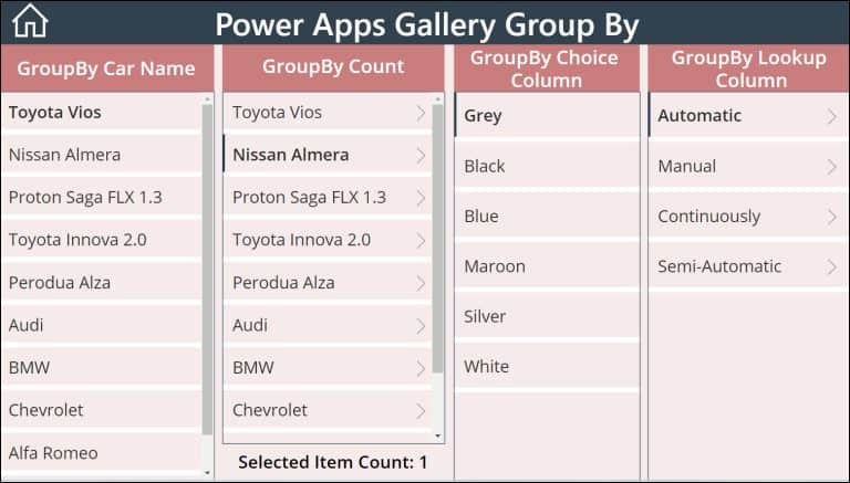 Power Apps Gallery Control Examples Download [20 Various Real Scenarios]