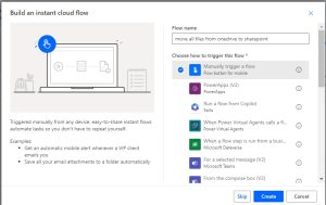How to Move File from OneDrive to SharePoint using Power Automate?