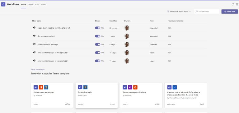 Power Automate Microsoft Teams Tutorials