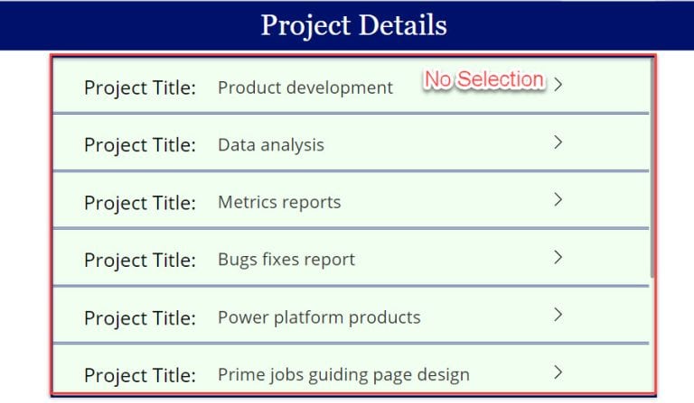 How to Set Default Selected Item in Power Apps Gallery?