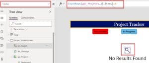 Show Message If Gallery is Empty in Power Apps