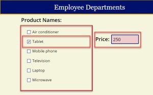 Power Apps Checkbox Value