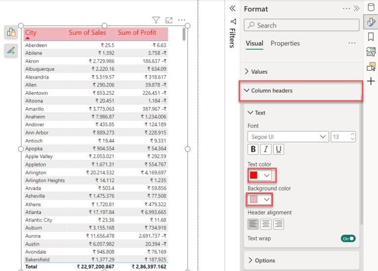 How to Create Table Visual in Power BI?