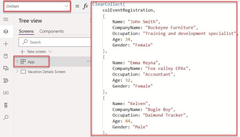 How to Sort Data Table in Power Apps?