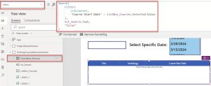 How to Filter List Box in Power Apps?