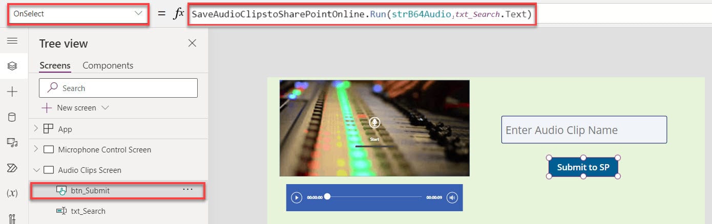 Power Apps Microphone Control - How to use