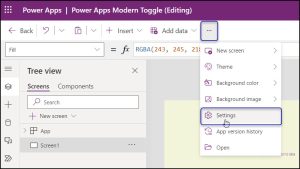 Power Apps Modern Toggle Control - How to Use