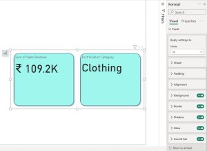 Card Visual in Power BI