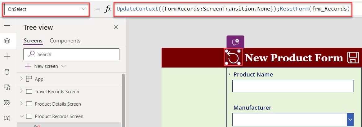 Set Field Value From Another Field In Power Apps