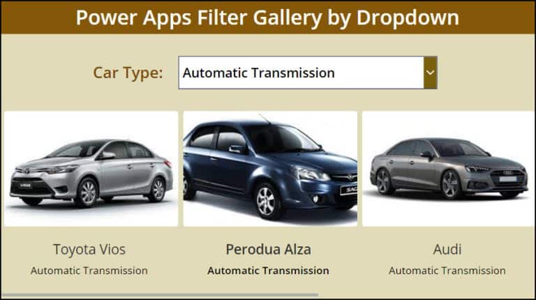Power Apps Filter Gallery by Dropdown [With Examples]