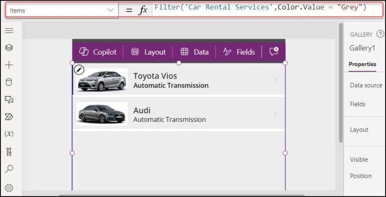 6 Easiest Ways to Filter Gallery in Power Apps