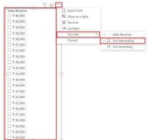 Power BI Slicer Sort Descending [With Examples]