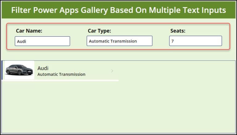 6 Easiest Ways to Filter Gallery in Power Apps