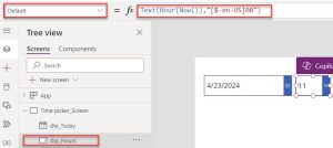 How to Use PowerApps Date and Time Picker?