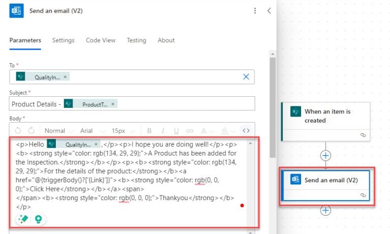 Power Automate Email Body Formatting [With Examples]