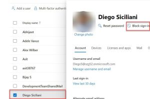 How to Disable User Account in Microsoft 365?
