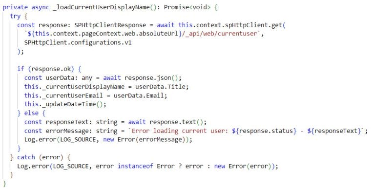 SPFx Application Customizer Example