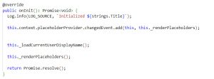 SPFx Application Customizer Example
