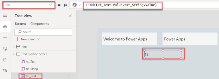 How to Use Power Apps Find Function + 5 Examples