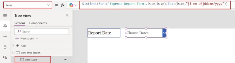 How to Sort Power Apps Combo Box Items [6 Various Ways]