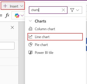 How to Filter Power Apps Line Chart Based On Date Range?
