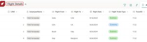 Show Repeating Table Data From SharePoint List in Power Apps
