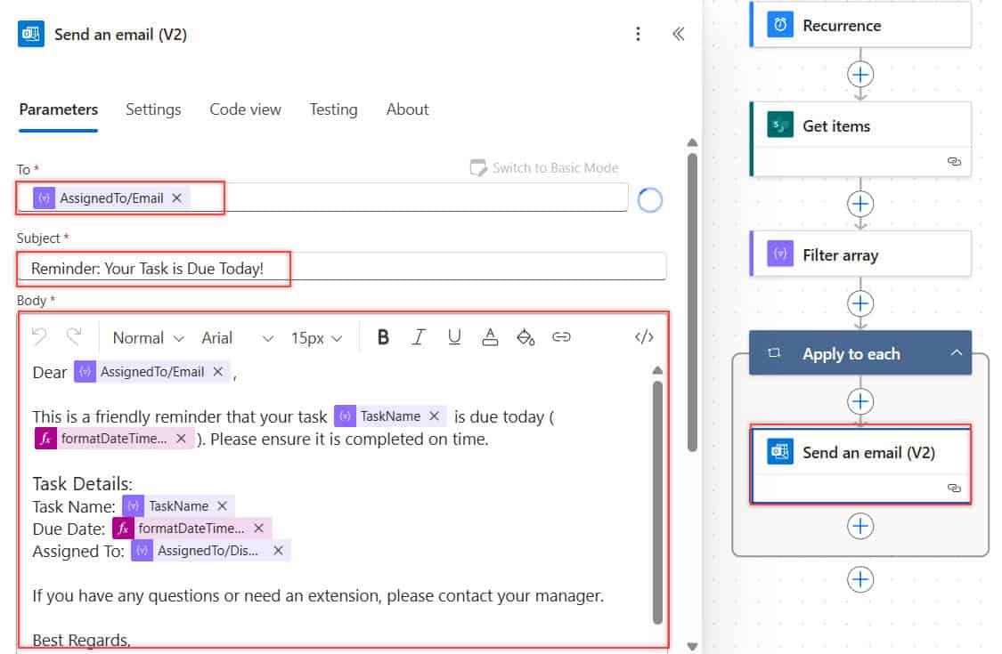 Check IF Date is Today Using Power Automate
