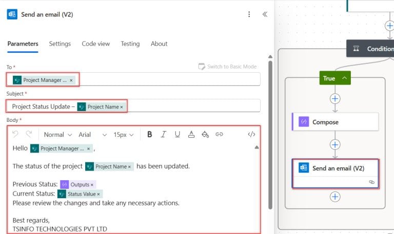 Check If the Column is Changed in Power Automate