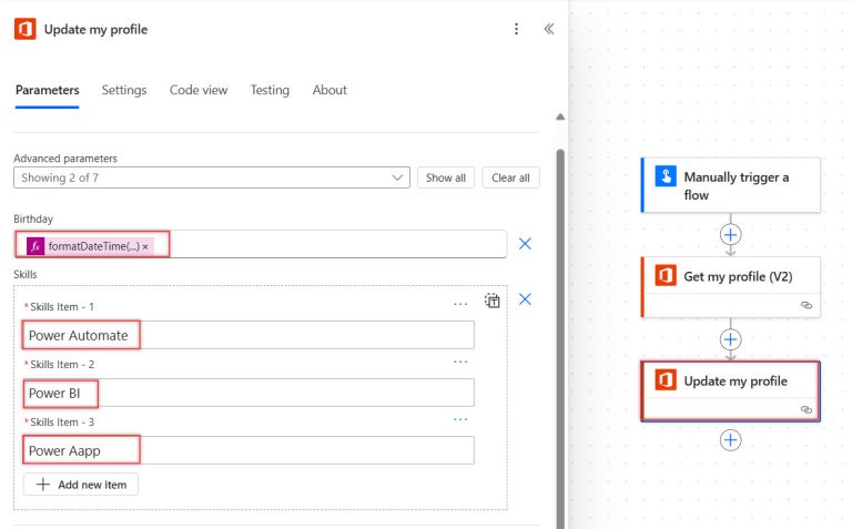Update User Profile Data in Office 365 Using Power Automate